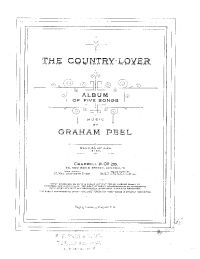 Graham Peel – Classical Vocal Reprints
