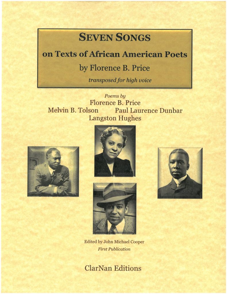 Seven Songs on Texts of African American Poets by Florence B. Price ...
